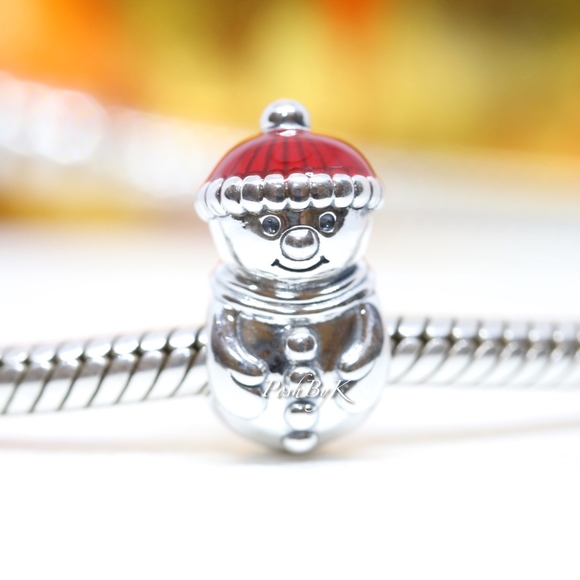 Pandora | Jewelry | Pandora Snowman Santa Hat Silver Charm 798478c ...